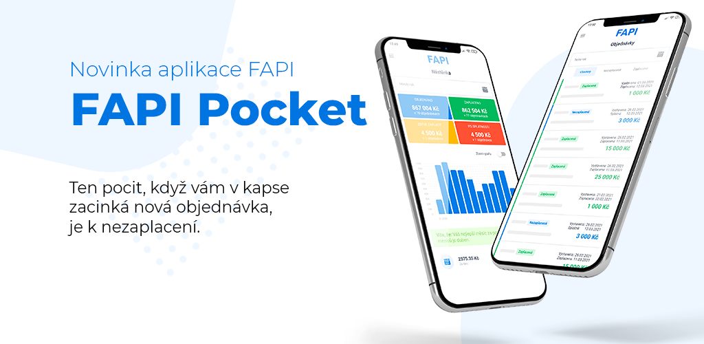 Aplikace FAPI Pocket: Mějte o svém on-line podnikání přehled